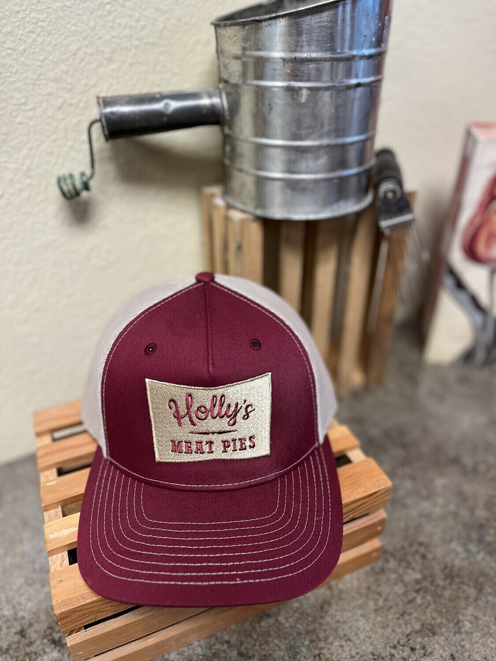 Trucker Hat Red/Tan – Holly's Meat Pies